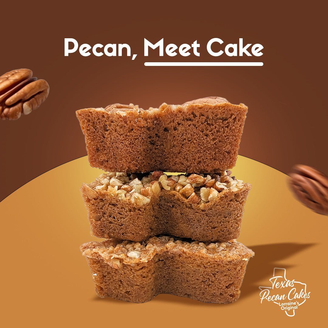 Texas Pecan Cakes - Small Cake 3-Pack | Baked in Austin, TX